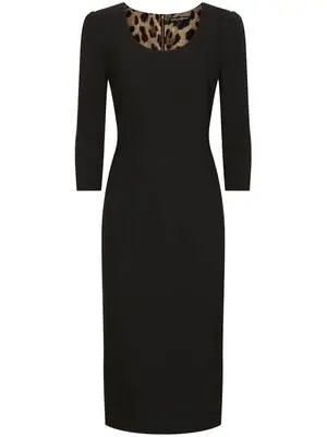 Dolce & Gabbana Midi Wool-blend Dress