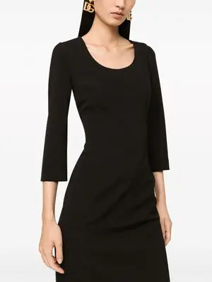 Dolce & Gabbana Midi Wool-blend Dress