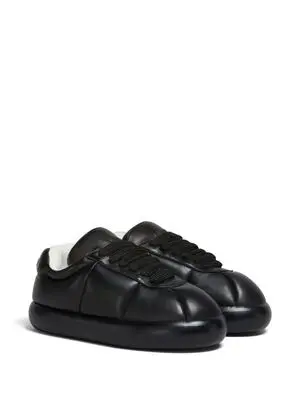 Marni Bigfoot 2.0 Padded Leather Sneakers - Black