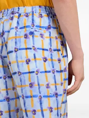 Marni Printed Tailored Shorts - Blue