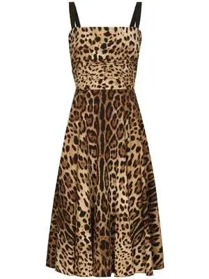 Dolce & Gabbana Leopard/cheetah Print Cocktail Dresses