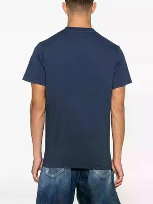 Sporty & Rich Cotton Logo T-shirt - Blue