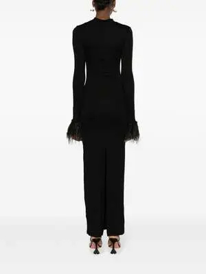 MANURI Cindy Square-neck Long Dress