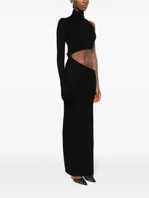MANURI Tetris Cut-out Midi Dress