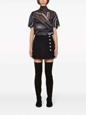 Emilio Pucci Wool Miniskirt