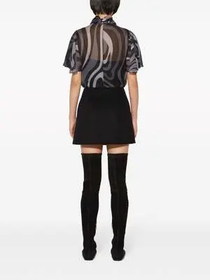 Emilio Pucci Wool Miniskirt