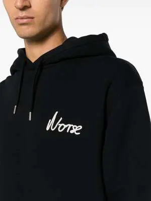 Norse Projects Arne Logo-embroidered Hoodie