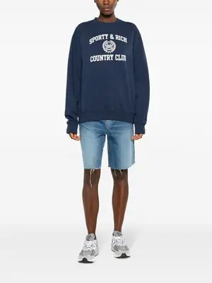 SPORTY & RICH Logo-print Sweatshirt