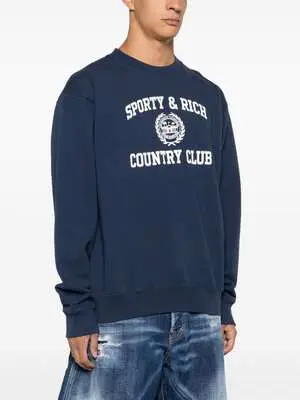 SPORTY & RICH Logo-print Sweatshirt