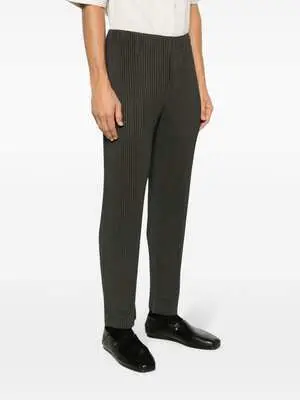 Issey Miyake Pleated Straight-leg Trousers