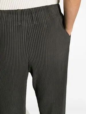 Issey Miyake Pleated Straight-leg Trousers