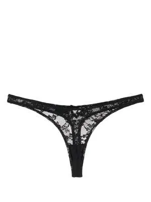 FLEUR DU MAL Le Stretch Lace Thong
