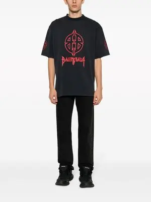 Balenciaga Logo-print Cotton T-shirt