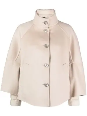 MOORER Lenie-czi Layered Pea Coat