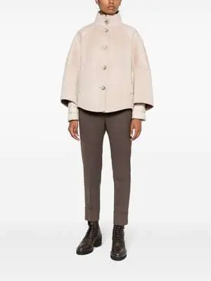 MOORER Lenie-czi Layered Pea Coat