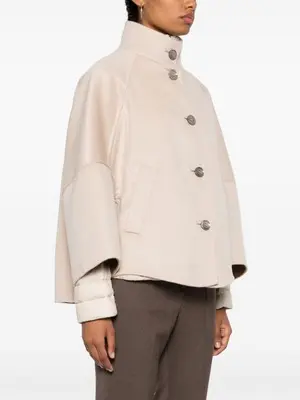 MOORER Lenie-czi Layered Pea Coat