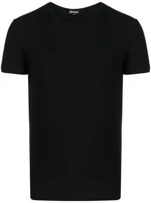 Zegna Short-sleeved Stretch-cotton T-shirt