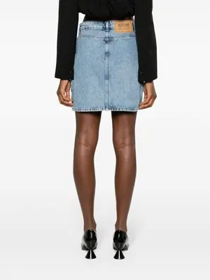Moschino Cotton Denim Short Skirt