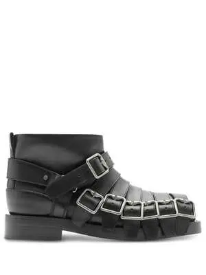 Burberry Multi-strap Leather Boots