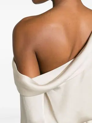 Simkhai Alice One-shoulder Top - Neutrals