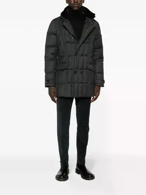 MOORER Funnel-neck Padded Coat