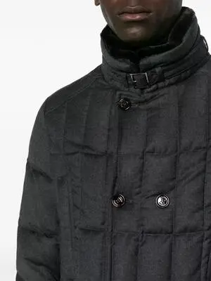 MOORER Funnel-neck Padded Coat