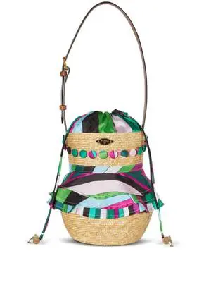 Emilio Pucci Nella Iride-print Bucket Bag