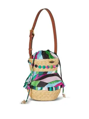 Emilio Pucci Nella Iride-print Bucket Bag