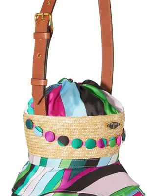 Emilio Pucci Nella Iride-print Bucket Bag