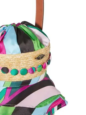 Emilio Pucci Nella Iride-print Bucket Bag
