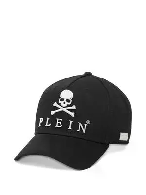 Philipp Plein Skull & Bones Baseball Cap - Black
