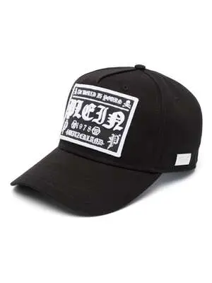 Philipp Plein Logo-patch Baseball Cap - Black