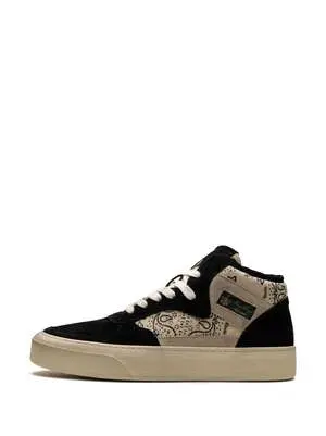 Rhude Cabriolets Bandana-print High-top Sneakers