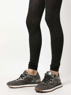 Brunello Cucinelli Sheer Cashmere-blend Leggings