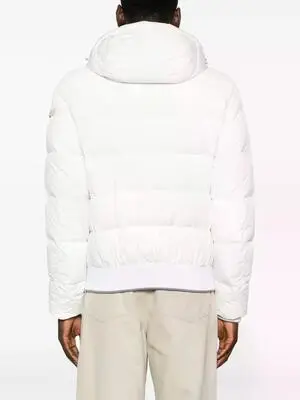 MOORER Hooded Padded Jacket - White