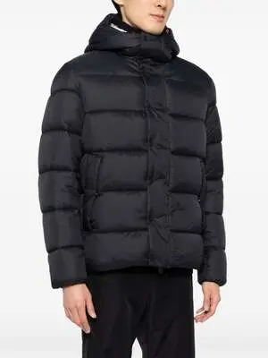 SAVE THE DUCK Hooded Quilted Jacket - Black