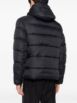 SAVE THE DUCK Hooded Quilted Jacket - Black