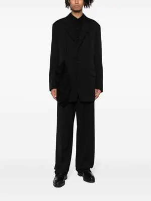 Yohji Yamamoto Notched-lapels Wool Blazer
