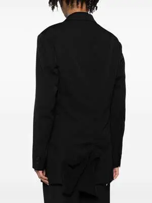 Yohji Yamamoto Notched-lapels Wool Blazer