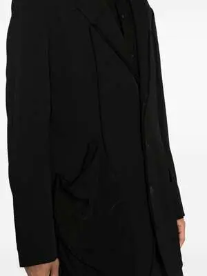 Yohji Yamamoto Notched-lapels Wool Blazer
