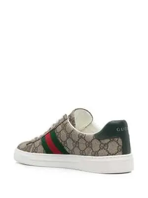 Gucci Ace Panelled Sneakers - Neutrals