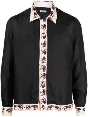 BODE Taureau Silk Shirt