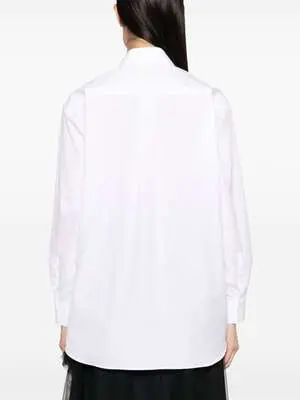Simone Rocha Long-sleeve Cotton Shirt