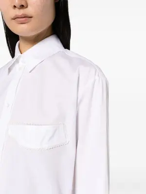 Simone Rocha Long-sleeve Cotton Shirt