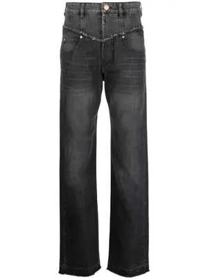 Isabel Marant Étoile Noemie Straight-leg Jeans - Black