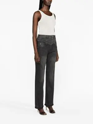 Isabel Marant Étoile Noemie Straight-leg Jeans - Black