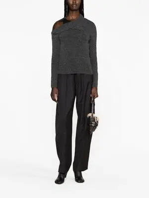 Isabel Marant Étoile Malo Convertible Knitted Jumper - Grey