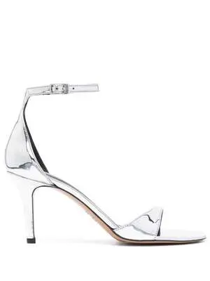Isabel Marant Silver Tone Sandals For Women