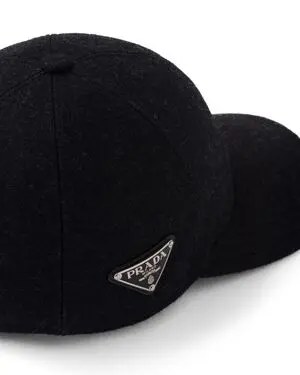 Prada Loden Baseball Cap - Grey