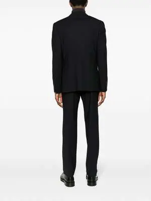 Tagliatore Single-breasted Virgin Wool Suit - Blue